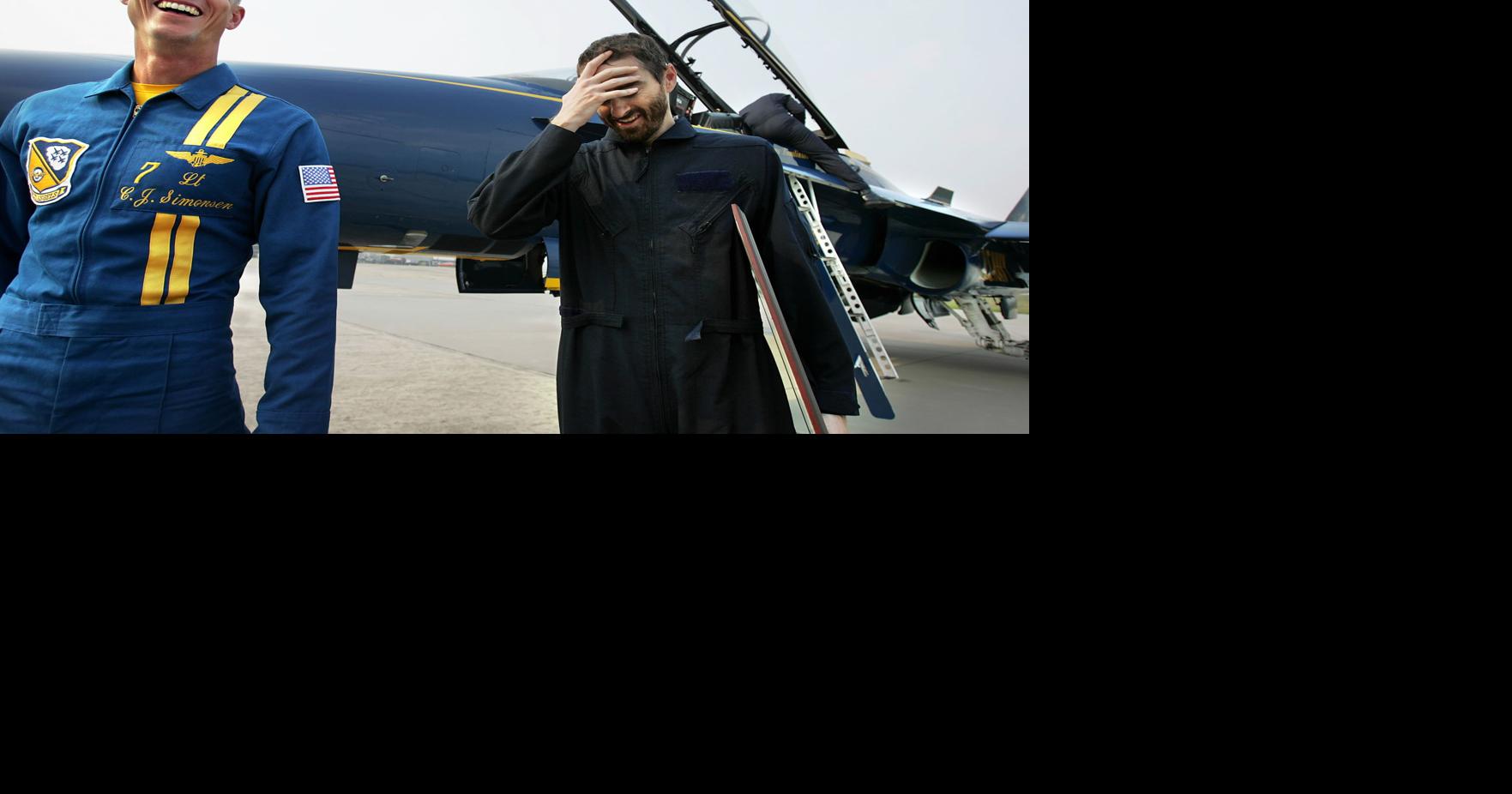 Columnist Bryce Donovan takes to the sky with the Blue Angels and then ...