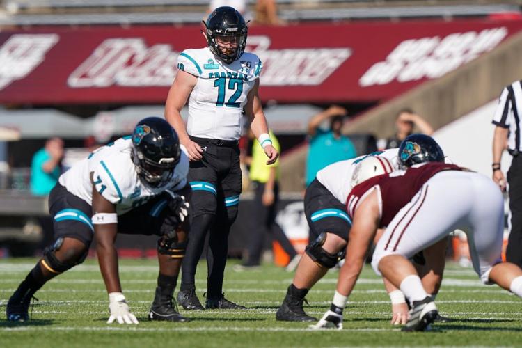Coastal Carolina quarterback battle heats up as football practices start