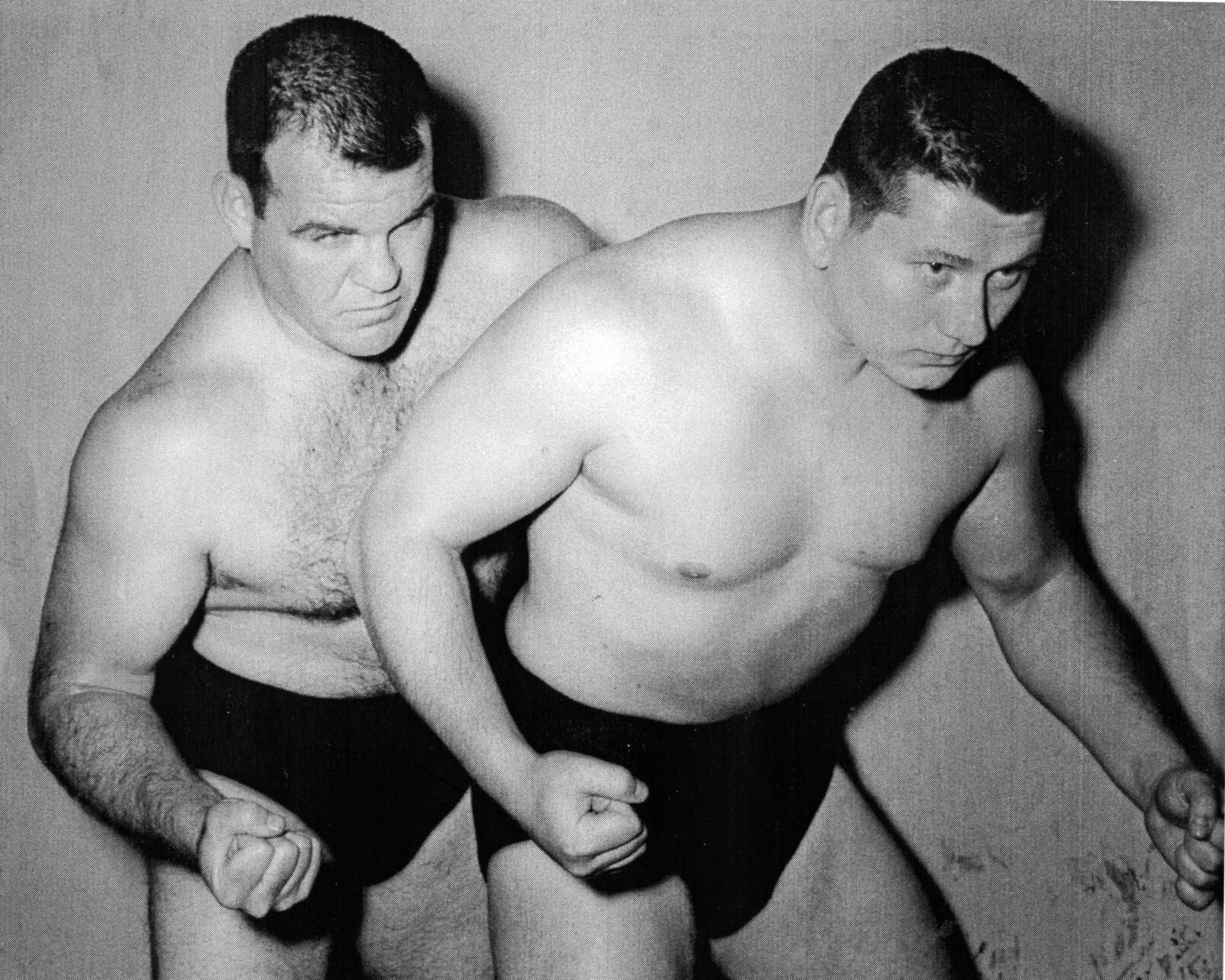 Wrestling rivals Ole and Thunderbolt were friends for life