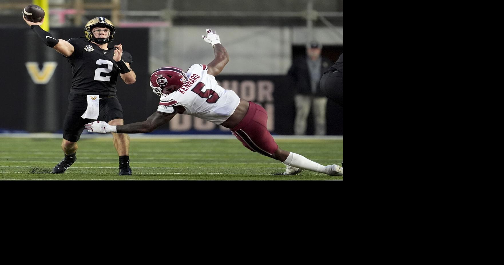 USC Gamecocks beat Vanderbilt Commodores 28-7