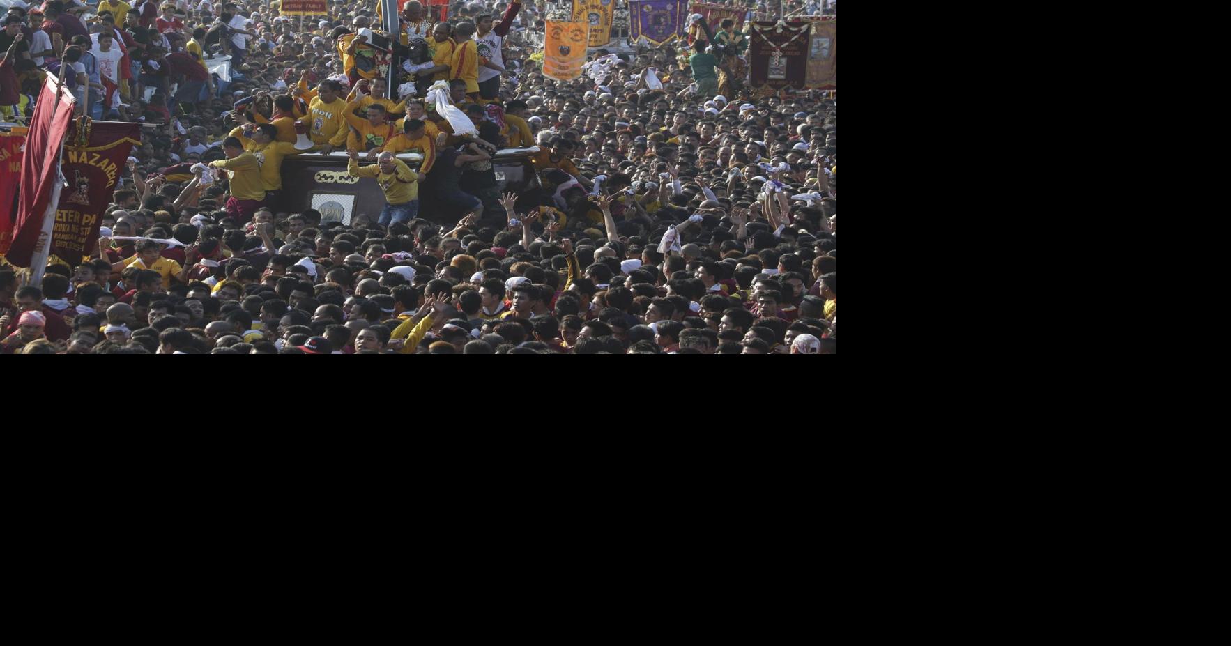 Filipinos crowd capital for huge Catholic parade | Faith and Values ...