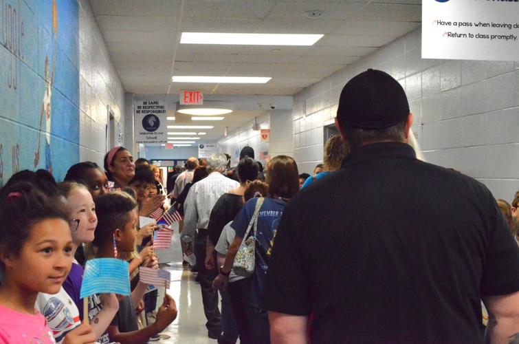 Aiken Elementary salutes veterans with songs, speeches