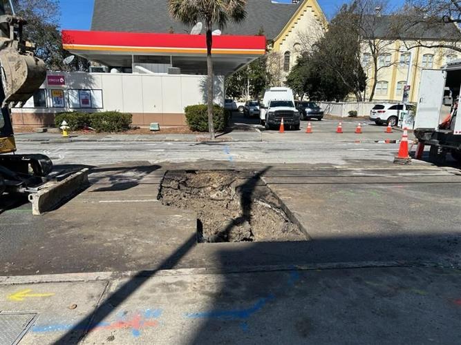 Calhoun St. opens after nearly 7-hour water break closure