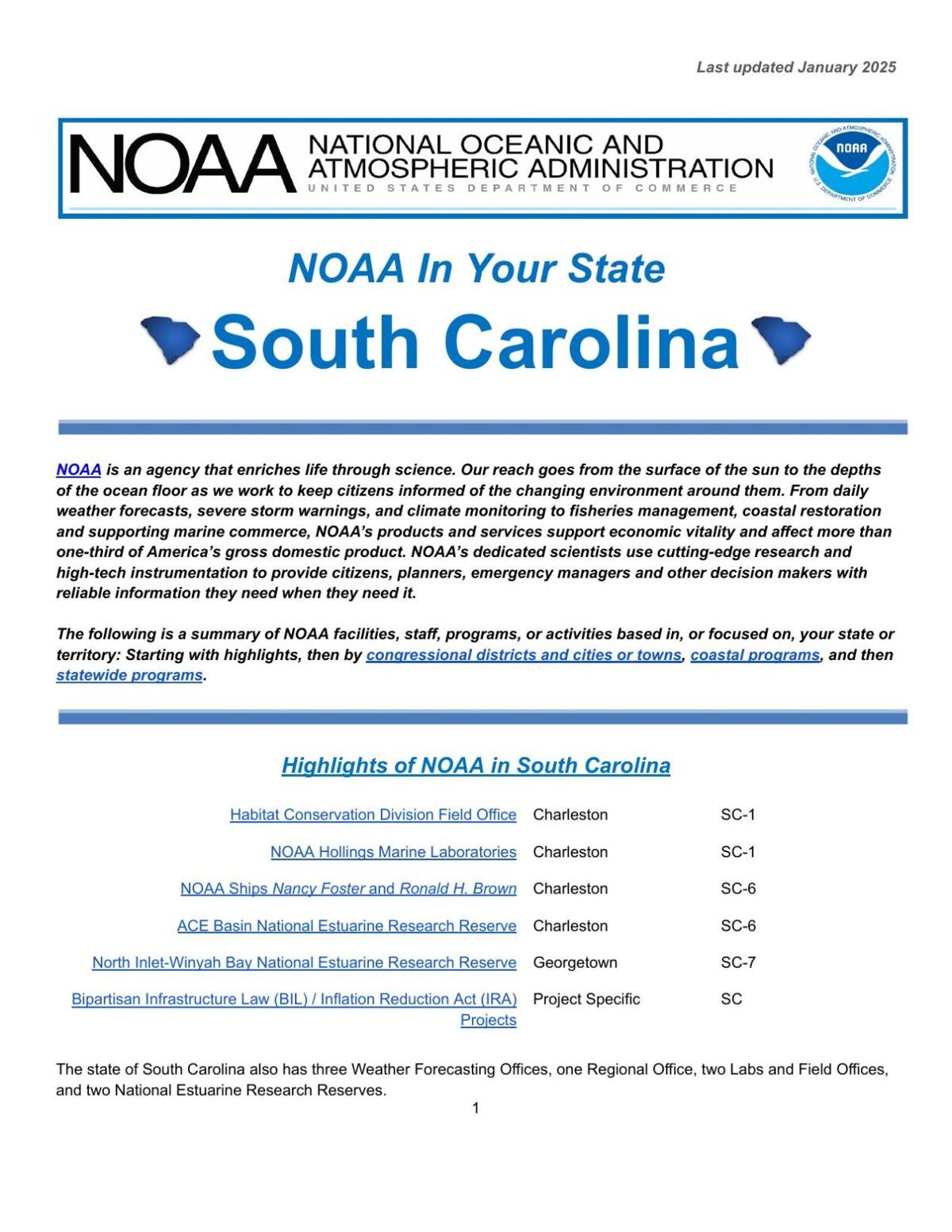 Cuts to NOAA budget will eliminate coastal programs in SC