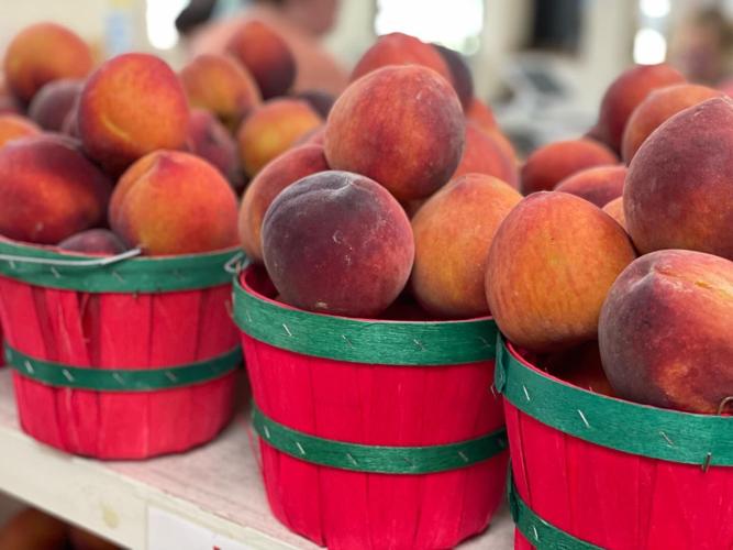 McLeod Farms peach ripe for the eating