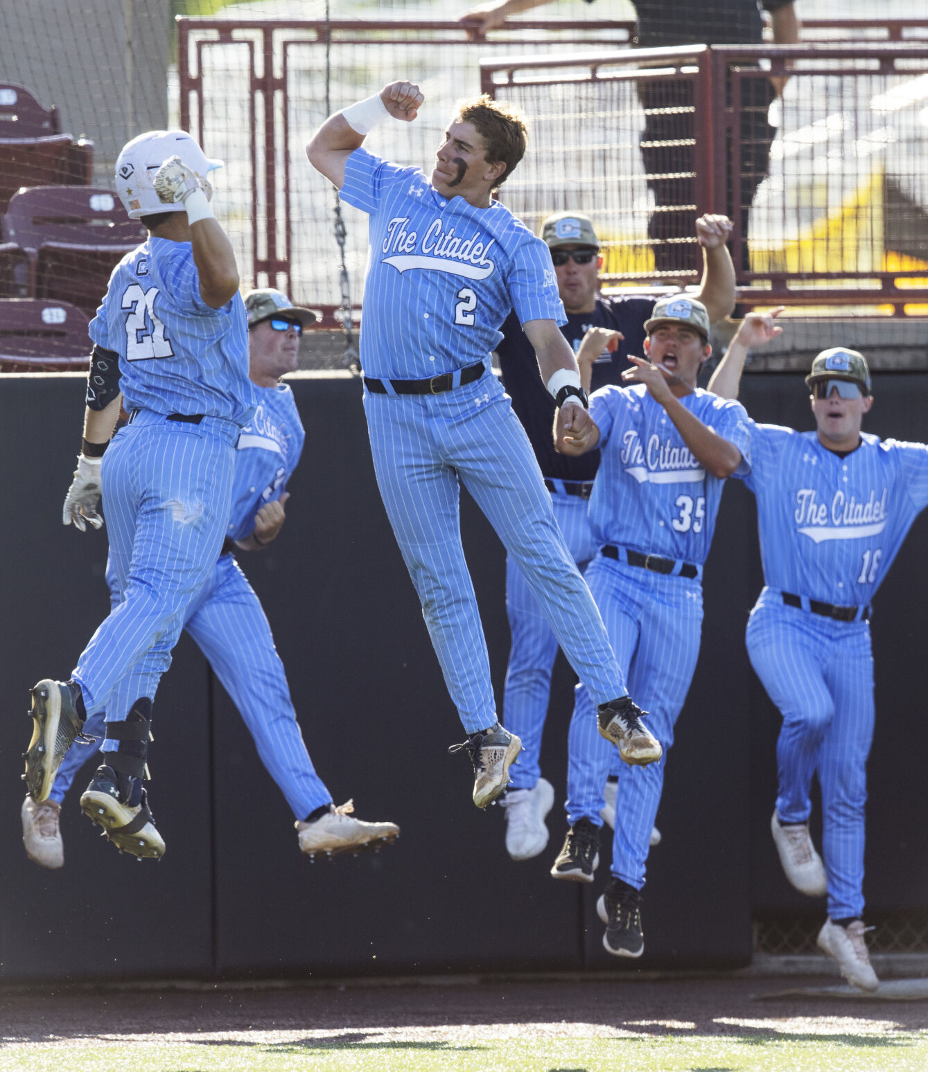 The Citadel baseball team in Southern Conference Tournament