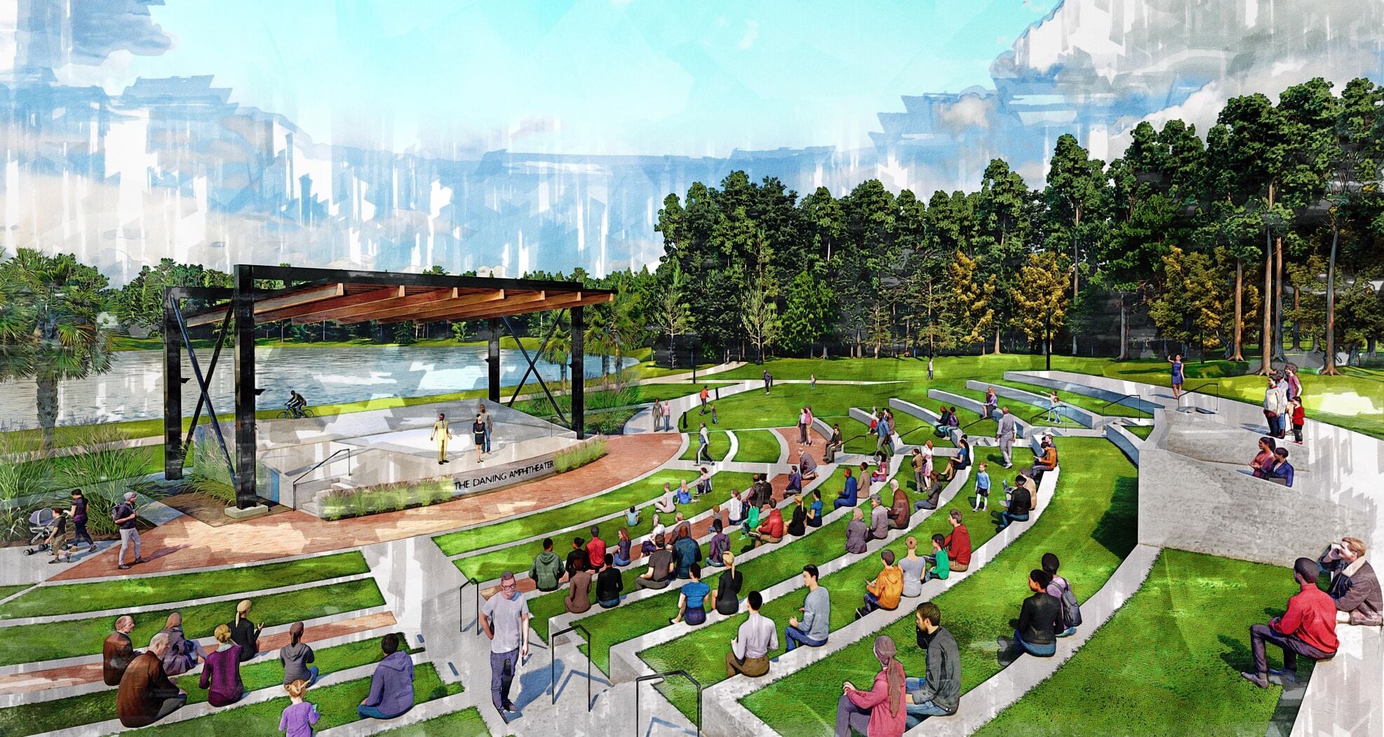 Work on amphitheater going as planned