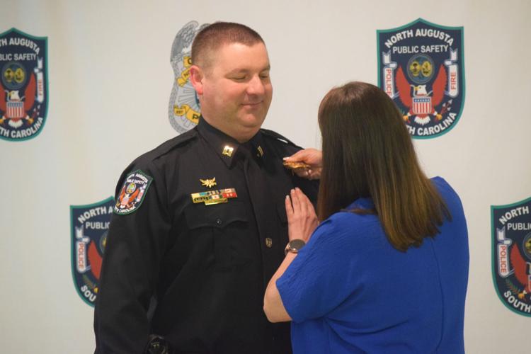 North Augusta officers recognized in pinning ceremony