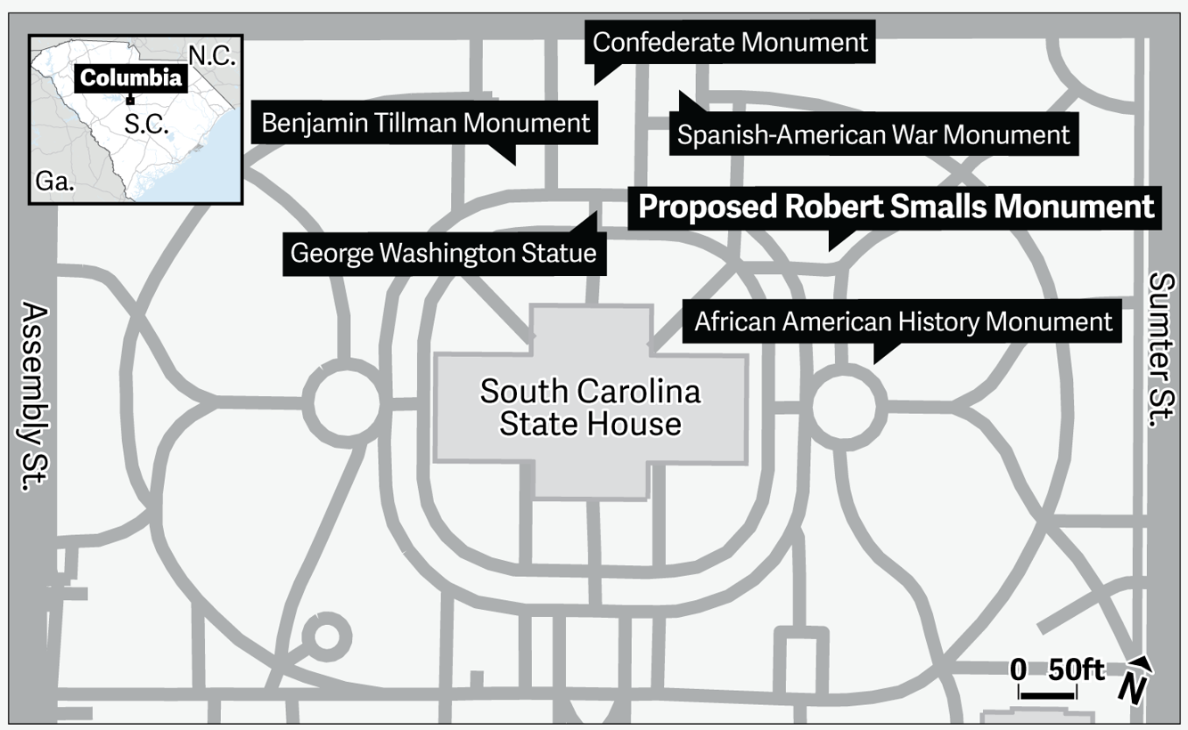 See the design of SC's planned monument to Robert Smalls