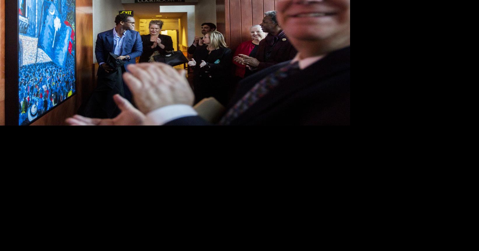 Judge Richard Gergel unveils Jonathan Green mural at federal courthouse ...
