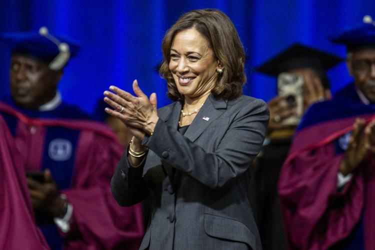 Photos: Vice President Kamala Harris delivers keynote speech in ...