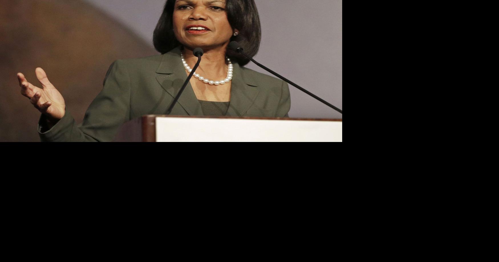 Condoleezza Rice backs out of Rutgers commencement