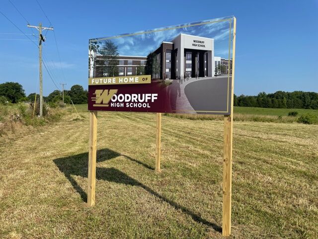 With growth pressures, construction begins on new Woodruff High School