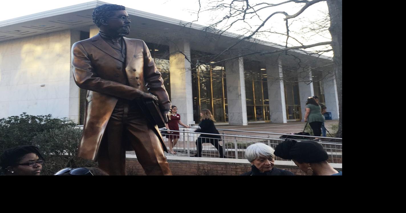 University of South Carolina unveils statue of first black professor ...