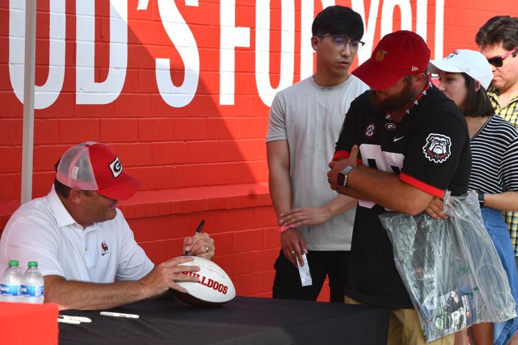 Former UGA quarterback David Greene celebrated the Dawgs at the ...