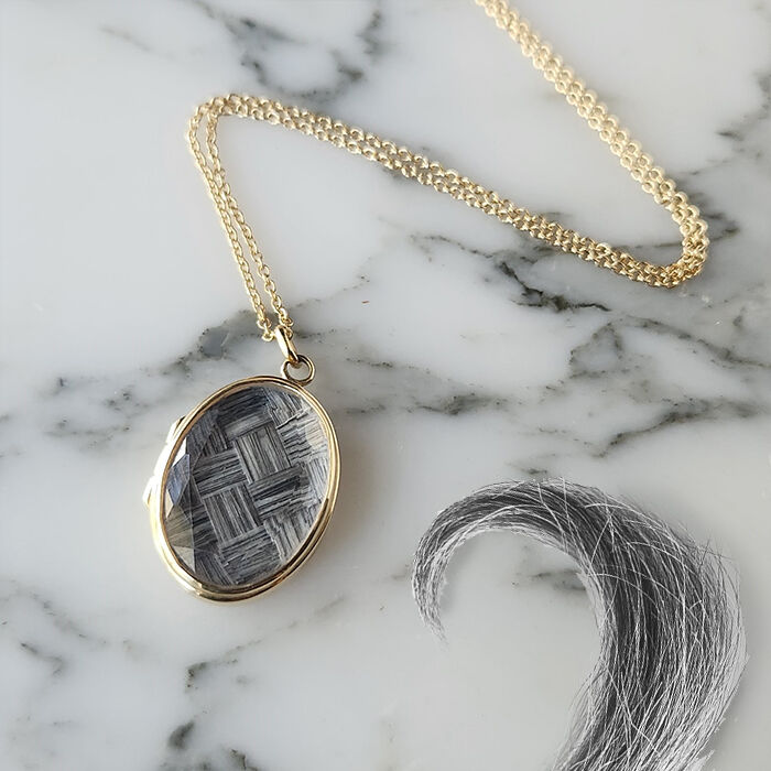 Charleston artist making jewelry mementos out of hair