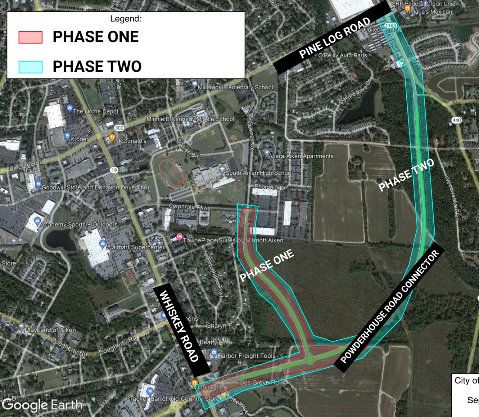 Aiken's Powderhouse Road Connector project fully funded, ground to be ...
