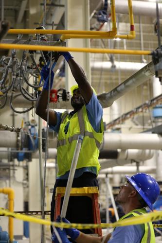 Mount Pleasant Waterworks mechanics assist in Jackson, Mississippi ...