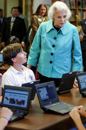 Justice Sandra Day O'Connor visited Charleston