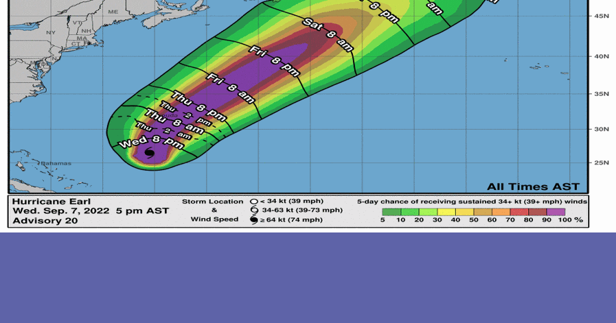 Earl upgraded to 2nd hurricane of 2022 Atlantic season | Hurricane Wire ...