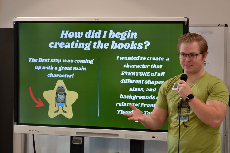 Young Aiken readers get an introduction to 'Thedore Toad'