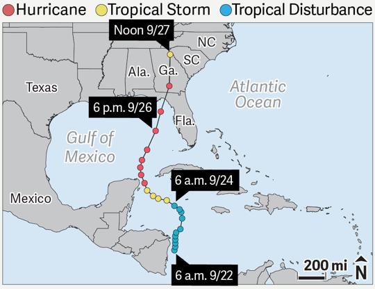 Tropical Storm Helene leaves 17 dead in South Carolina