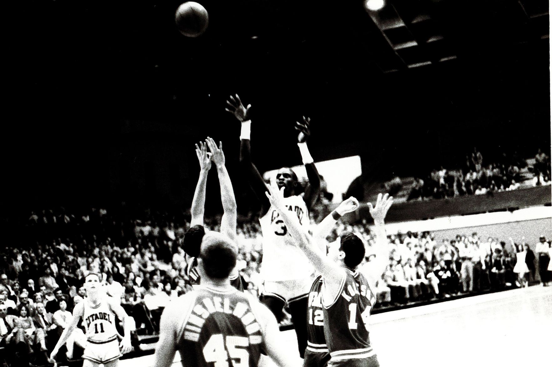 Citadel basketball great wears Paladin purple for son, a budding star ...