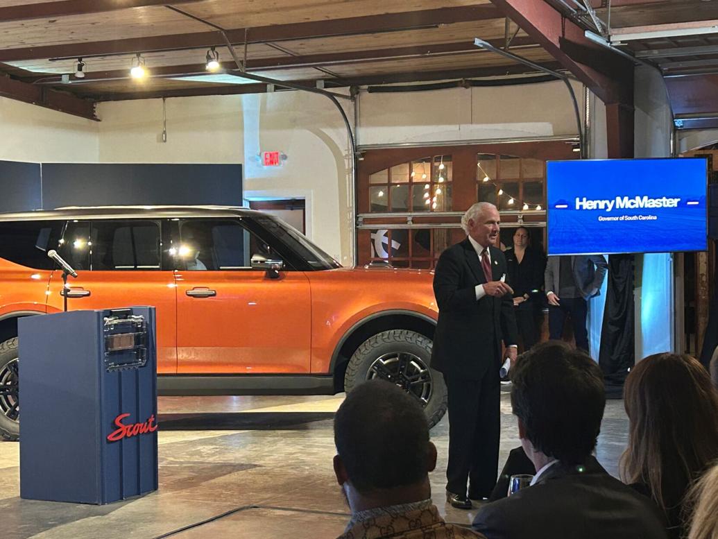 When will Scout Motors's Blythewood plant be up and running?