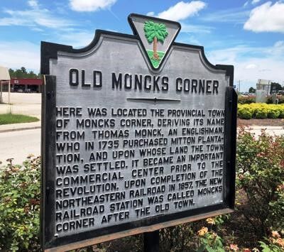 The Origin of Moncks Corner, aka Mitton