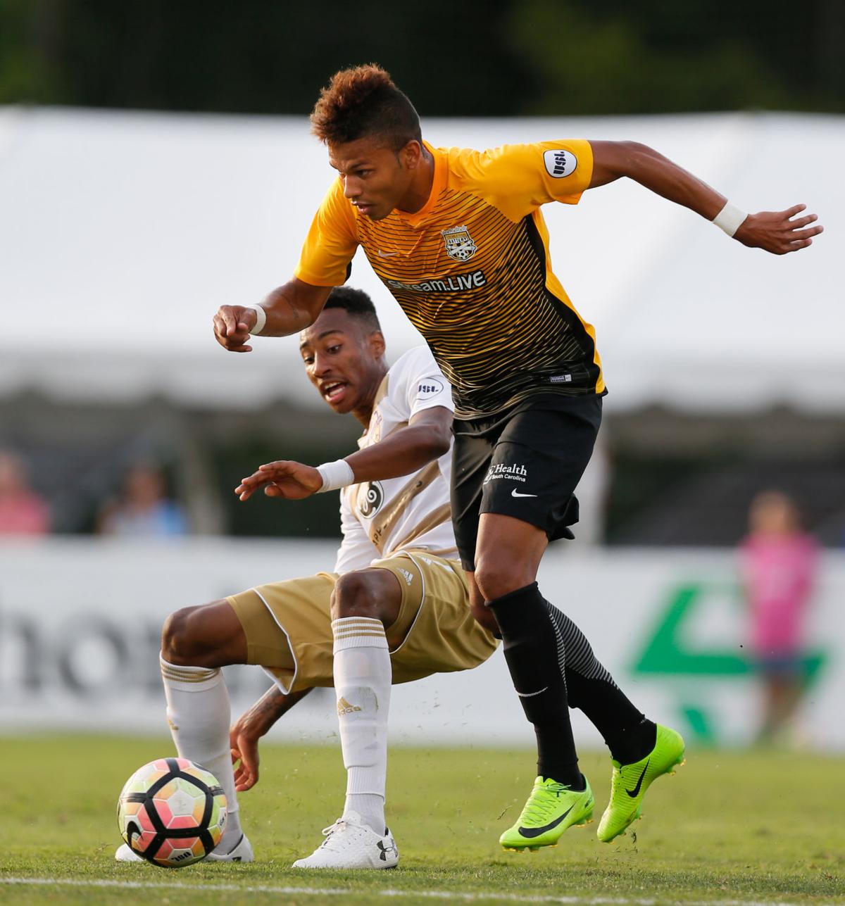 Romario Williams scores twice for Charleston; Battery settles for 4-4 ...
