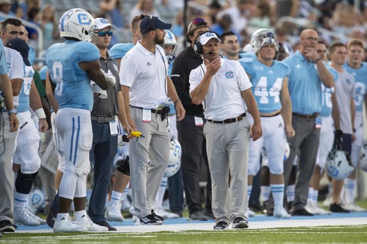 Citadel coach Brent Thompson addresses 'heated exchange' with spectator