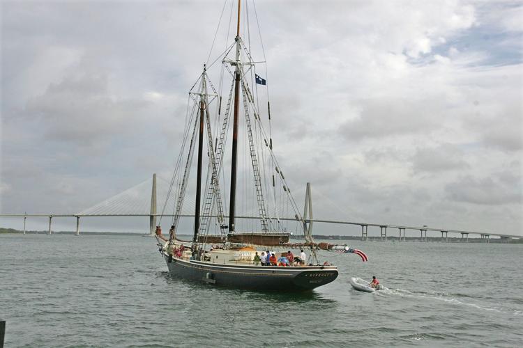 The tall ship Roseway