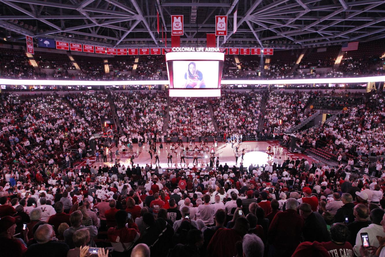 Gamecocks' cavernous Colonial Life Arena showing bigger not always better