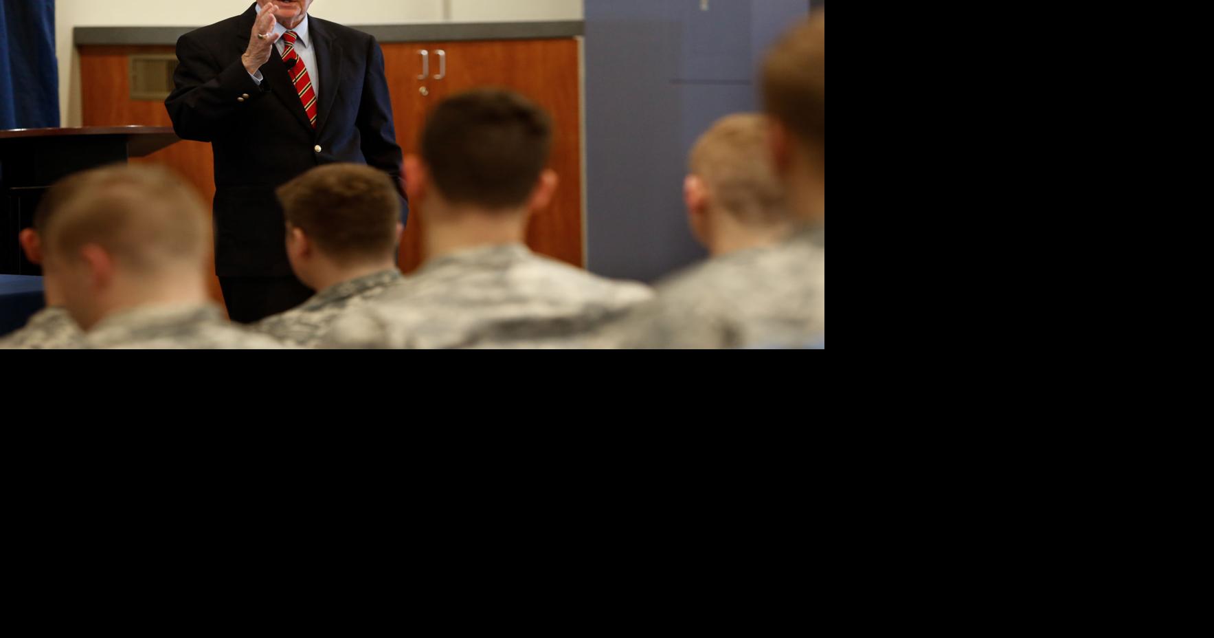 Professor Joe Riley returns to the classroom at The Citadel