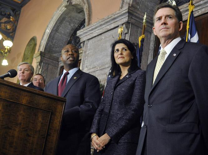 Republican Sen. Tim Scott is running for president