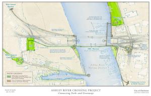Charleston Ashley River pedestrian bridge sees design change