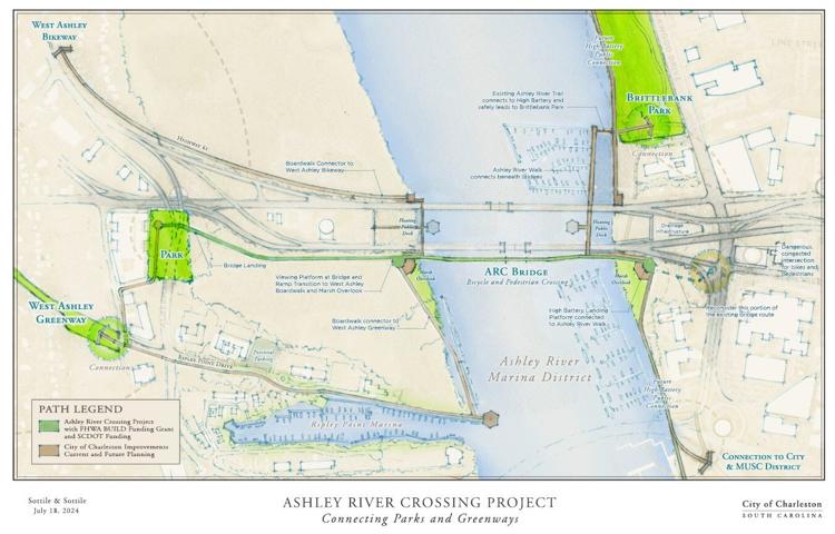 Charleston Ashley River pedestrian bridge sees design change
