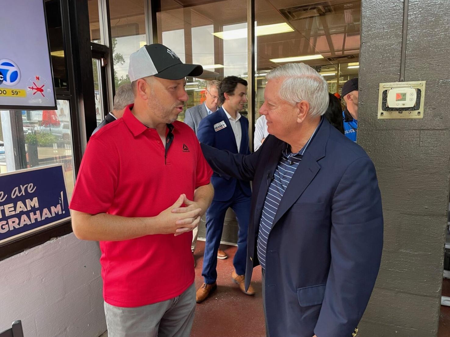 U.S. Sen. Lindsey Graham makes campaign stop in Spartanburg