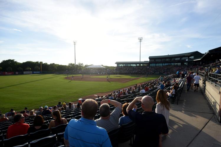 RiverDogs fans and fireworks