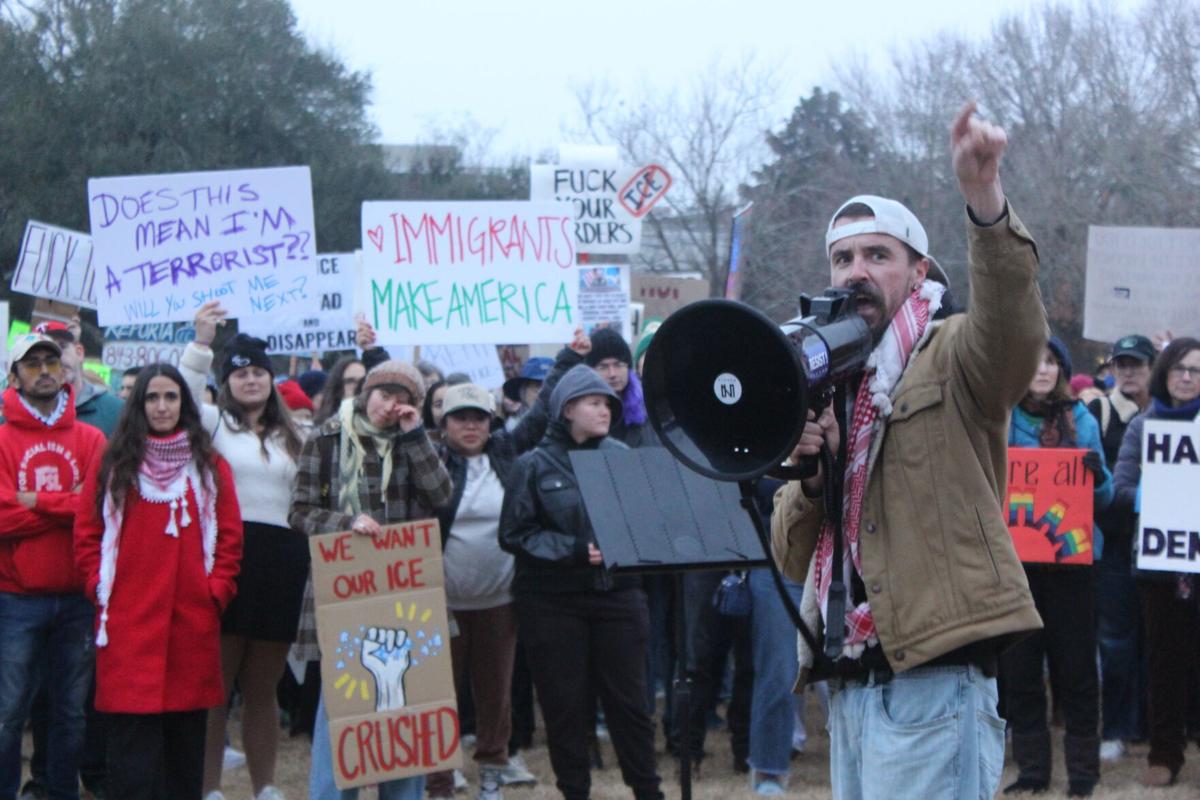Charleston’s Marion Square hosts protest against ICE