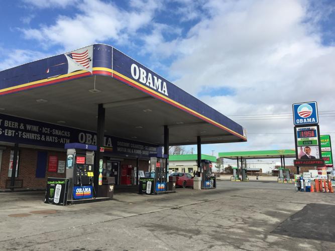 Columbia's landmark 'Obama' gas mart shrugs off Donald Trump's inauguration