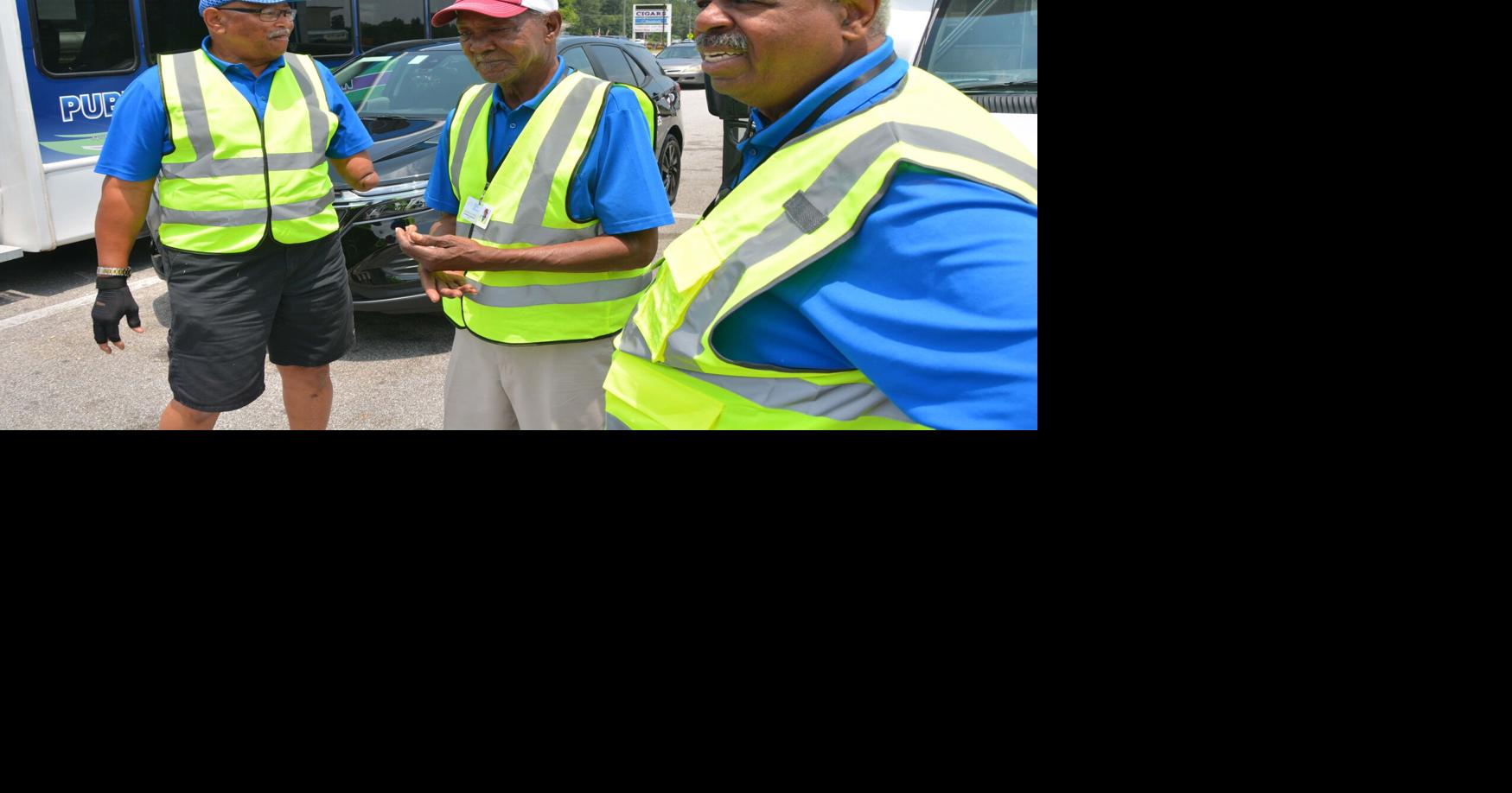 Aiken County driver Johnnie Johnson keeps riders on course