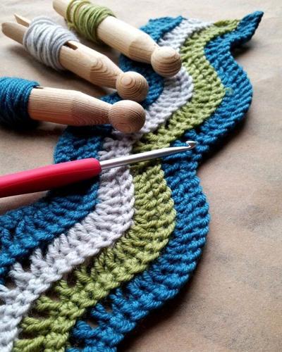 Between the stacks: Knit and crochet at Wando Library