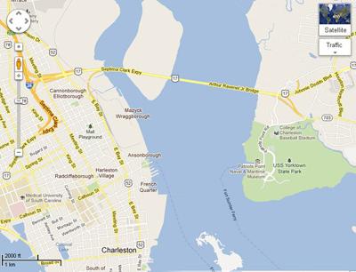 Google Maps goofs on Ravenel Bridge's name | News | postandcourier.com
