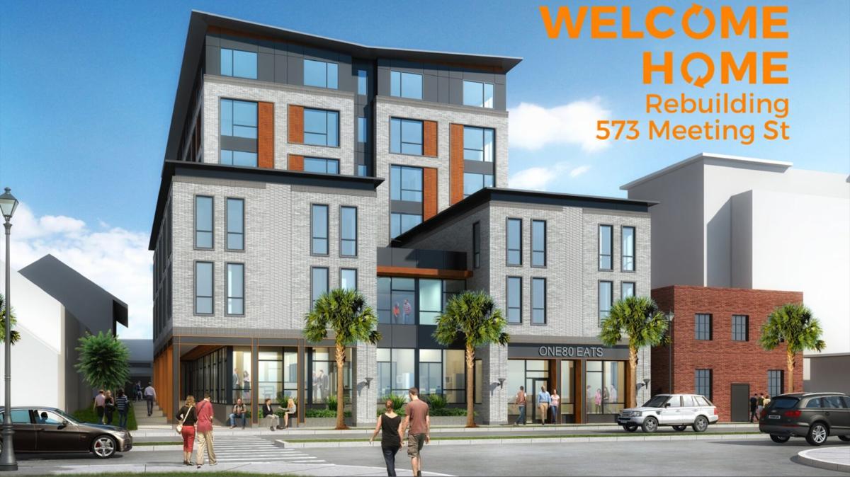 One80 Place building Charleston apartments, homeless shelter