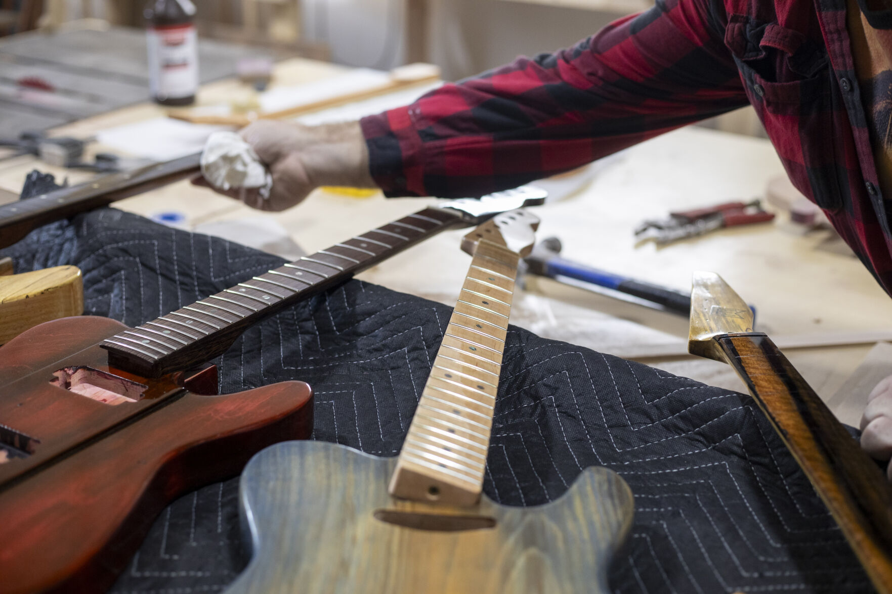 Reclaimed Rhythm builds electric guitars from upcycled wood