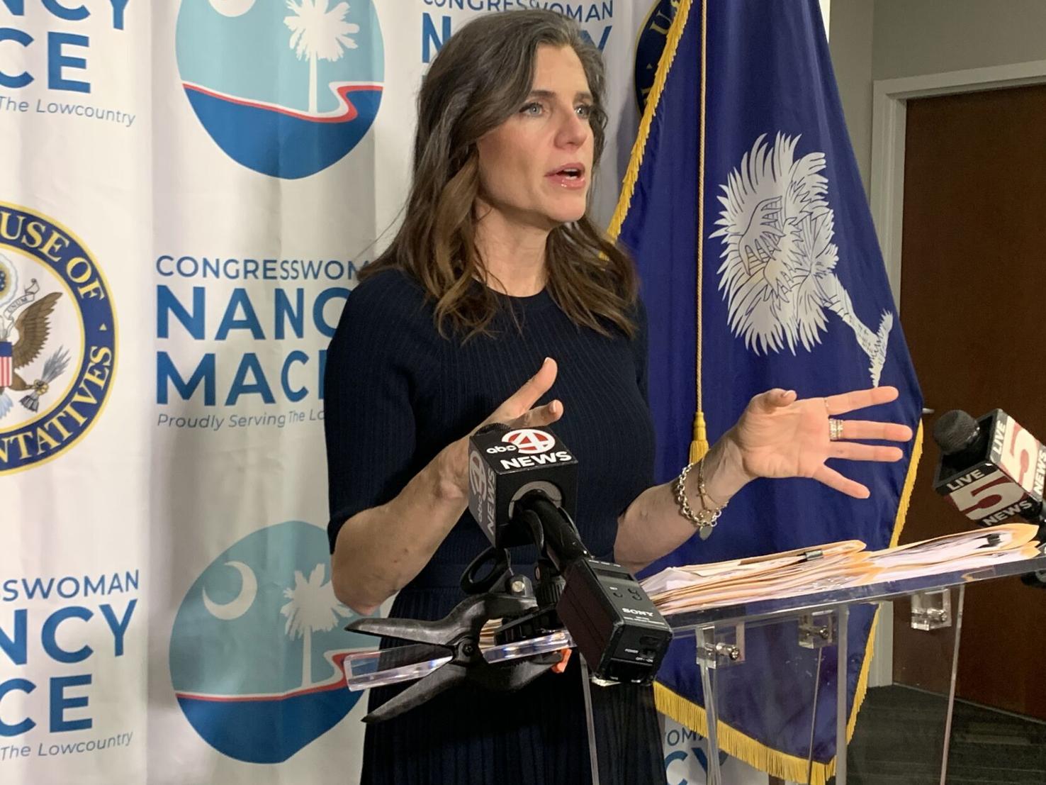 Nancy Mace reviews Epstein records at Justice Department