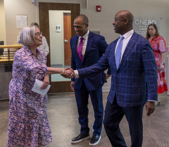 Senator Tim Scott, HUD's Scott Turner visit Charleston SC