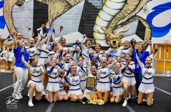 BHS Competition Cheer Team makes history with first Region 7-5A title
