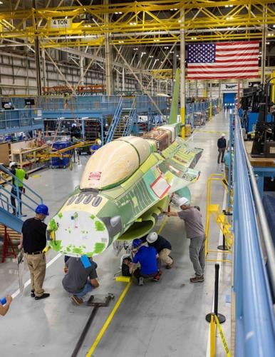 How F-16 jets are made at Lockheed Martin's Greenville site